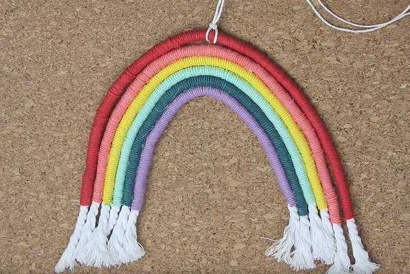 Macrame Rainbow DIY Tutorial for Beginners - Hemptique